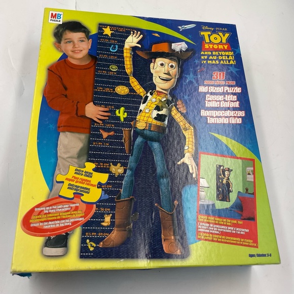 Toys | New Sealed Toy Story Woody Kid Size Puzzle With Growth Chart 17 ...